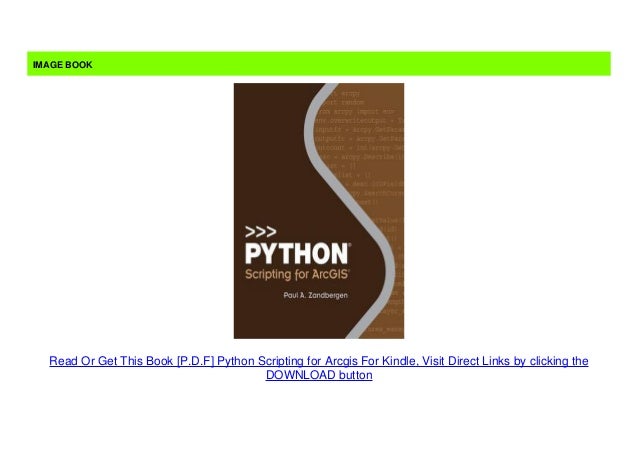 Pdf Télécharger Python For Arcgis Pro Book Gratuit Pdf